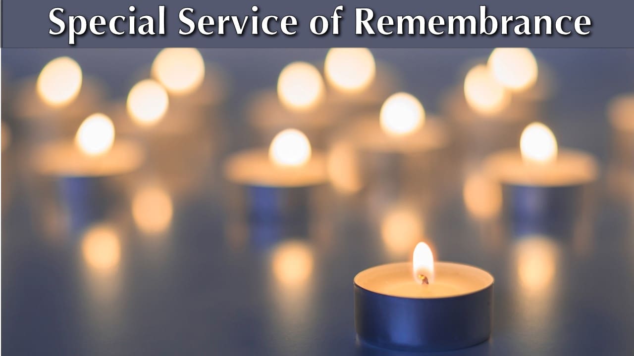 Special Service of Remembrance · Unity of Phoenix Spiritual Center